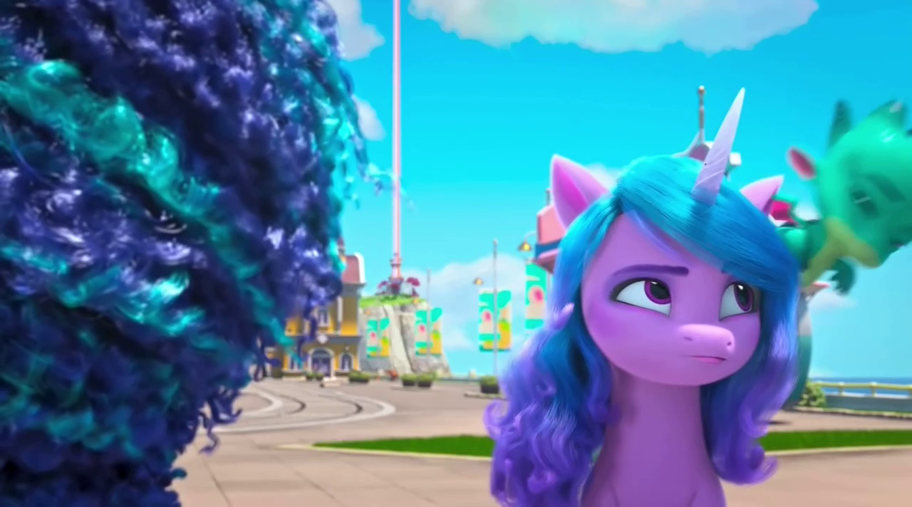 #2960671 - safe, screencap, izzy moonbow, misty brightdawn, sparky ...