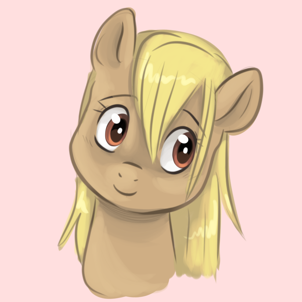 #2961267 - safe, artist:smirk, oc, oc only, oc:sweet tea, pony, bust, simple background, smiling ...