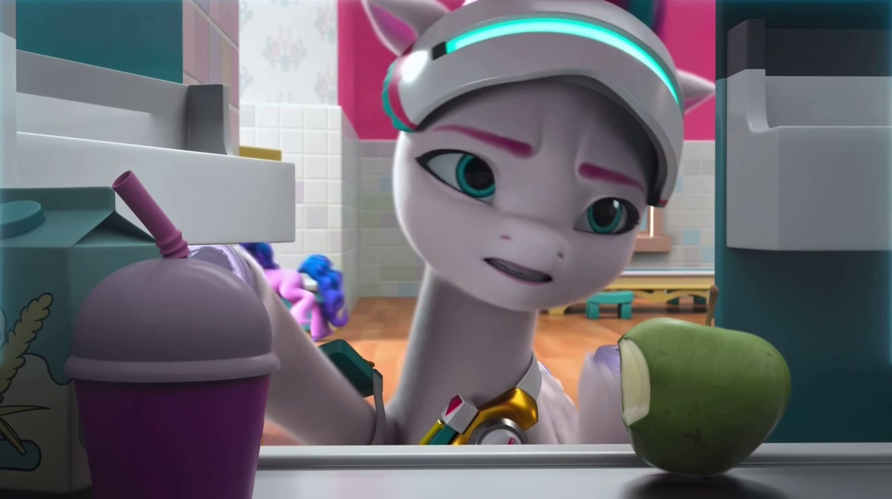 #2961756 - safe, screencap, izzy moonbow, zipp storm, pegasus, pony ...