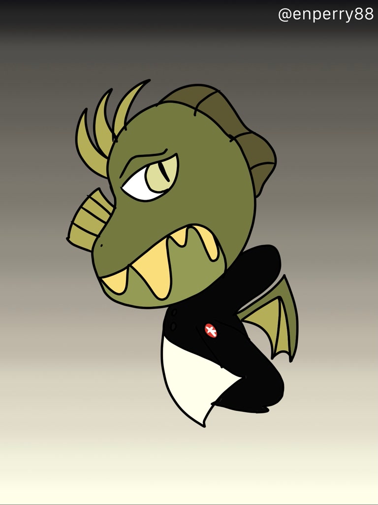 #2962021 - safe, artist:enperry88, rex, dragon, series:kensatober ...