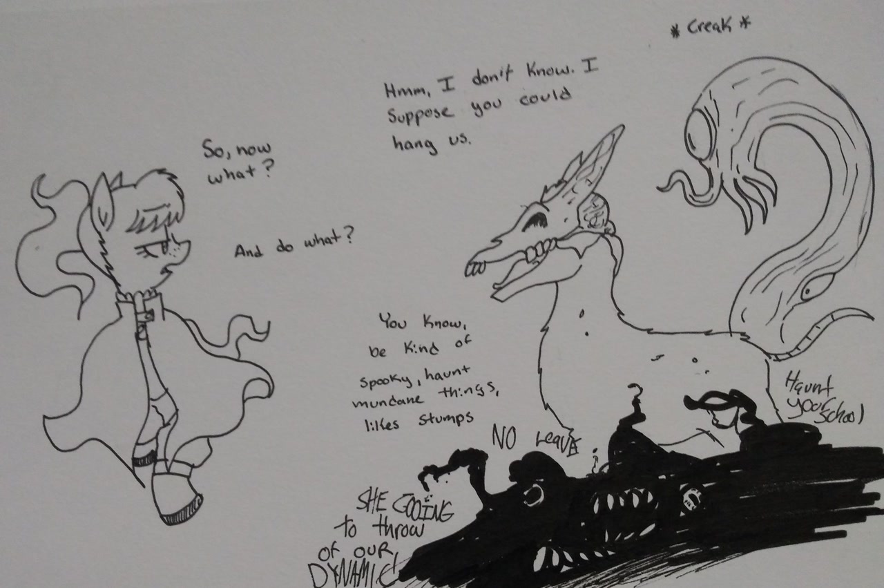 #2978664 - safe, artist:pony quarantine, oc, oc only, oc:bo, earth pony, ghost, ghost pony ...