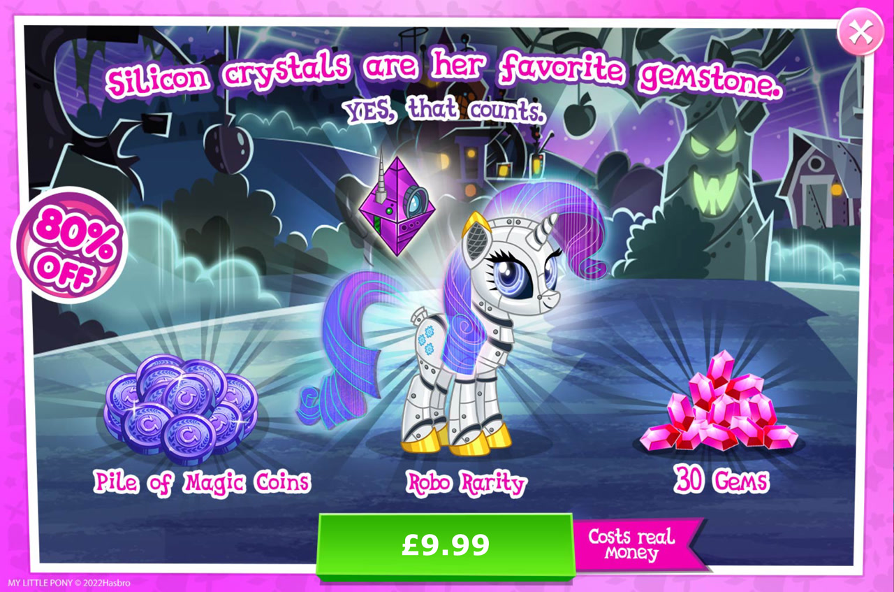 #2978888 - safe, gameloft, rarity, pony, robot, robot pony, unicorn ...