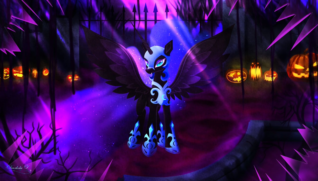 #2979053 - safe, artist:darksly, nightmare moon, alicorn, pony, g4 ...