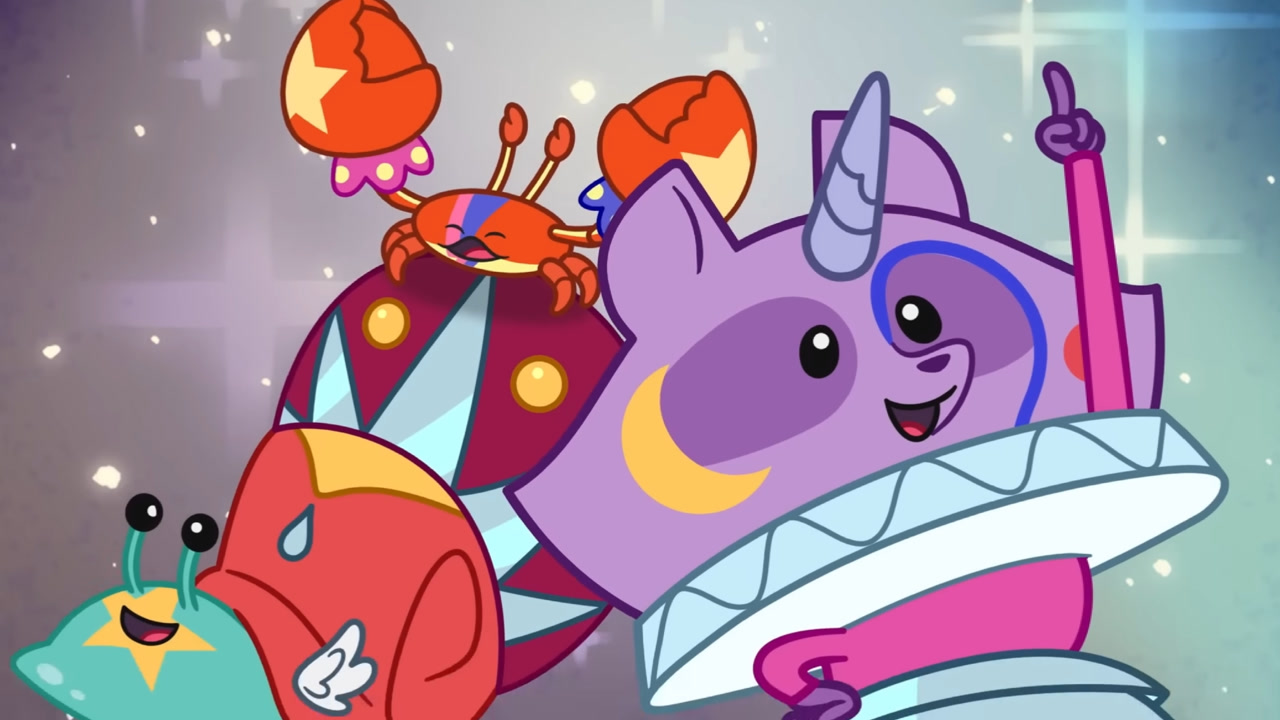 #2984904 - safe, screencap, mcsnips-a-lot, crab, pegasnail, raccoon ...