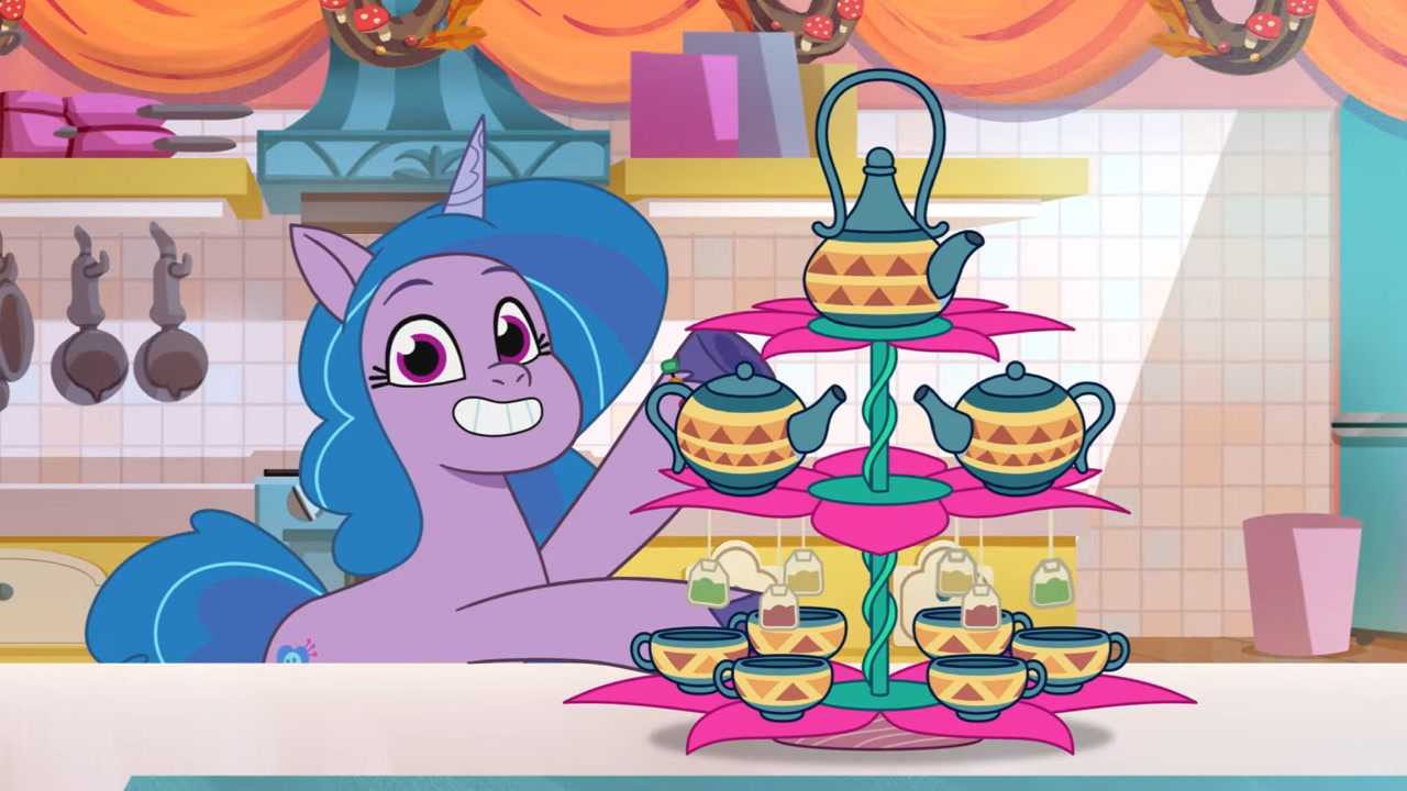 #2985032 - safe, screencap, izzy moonbow, pony, unicorn, g5, making a ...