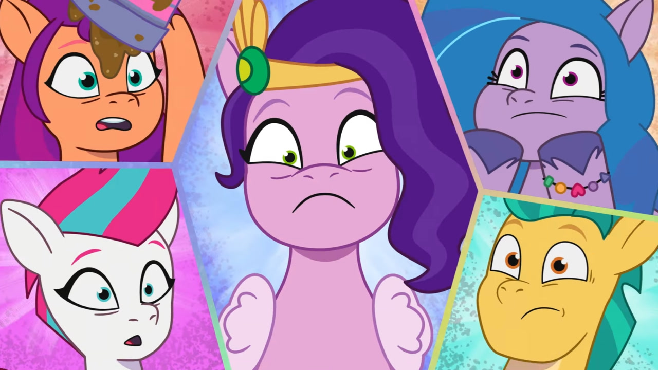 #2985738 - safe, screencap, hitch trailblazer, izzy moonbow, pipp ...