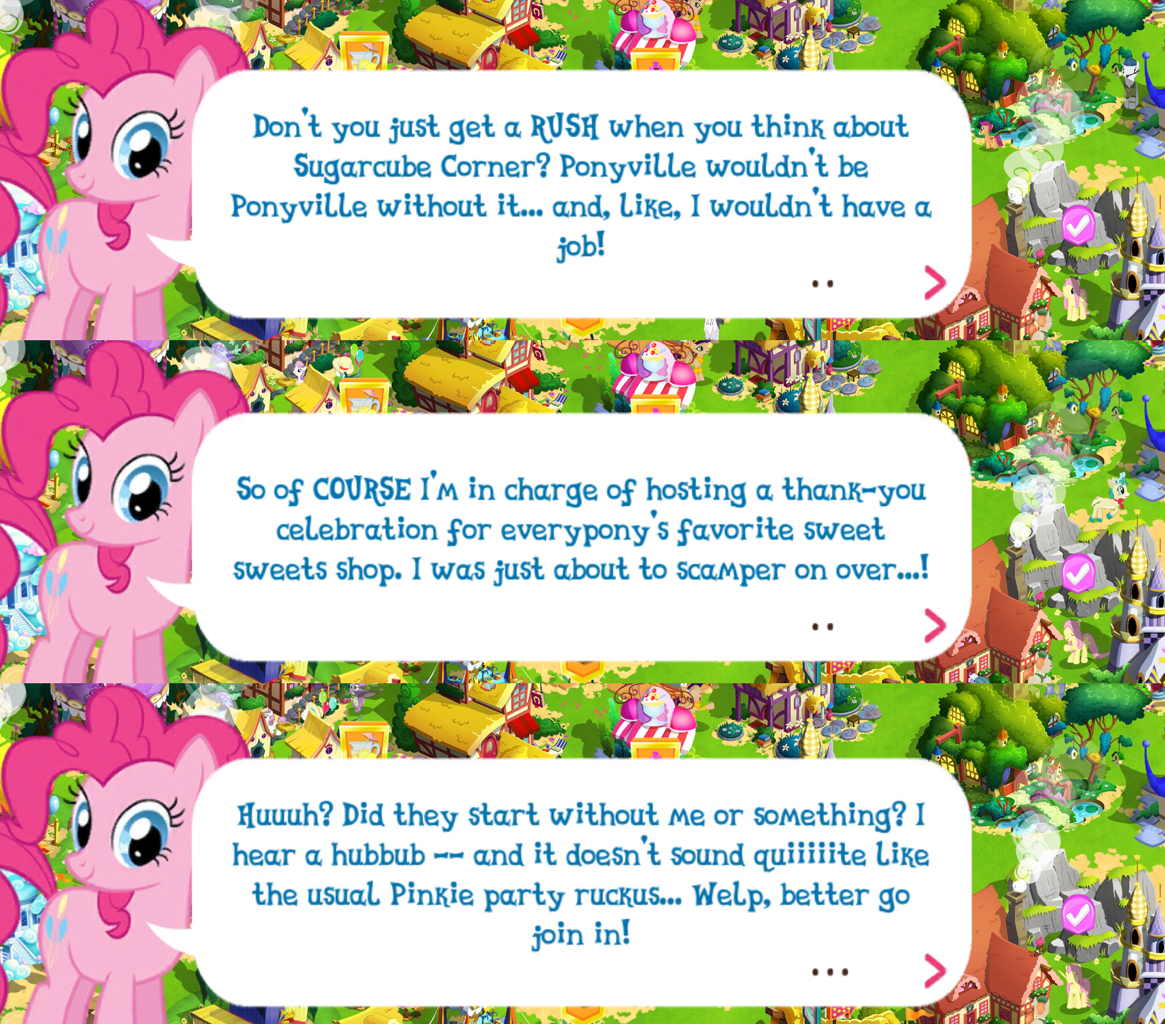 #2985901 - safe, gameloft, fluttershy, pinkie pie, earth pony, pony, g4 ...