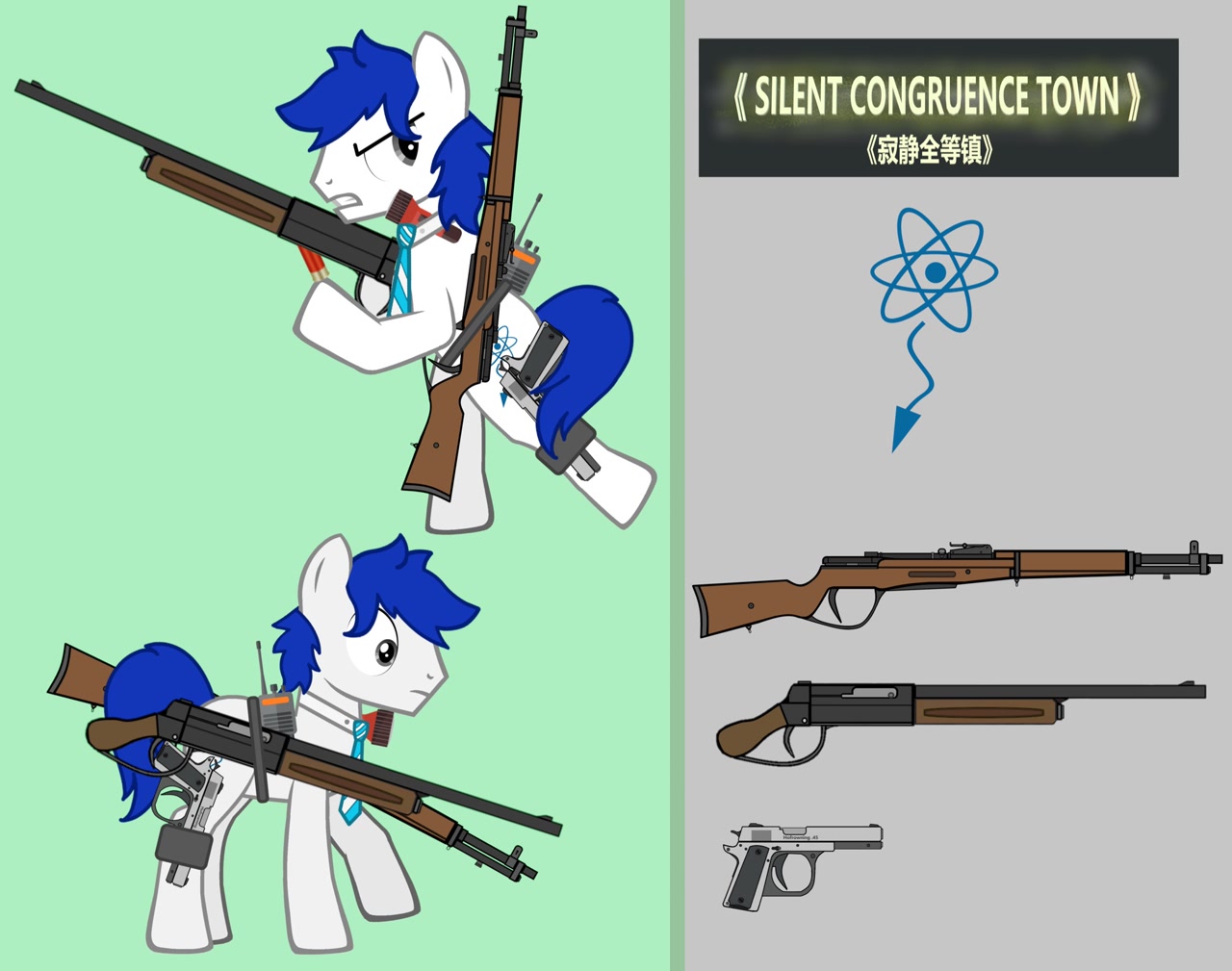 #2986232 - safe, artist:equestria secret guard, oc, oc:quantum rad, oc ...