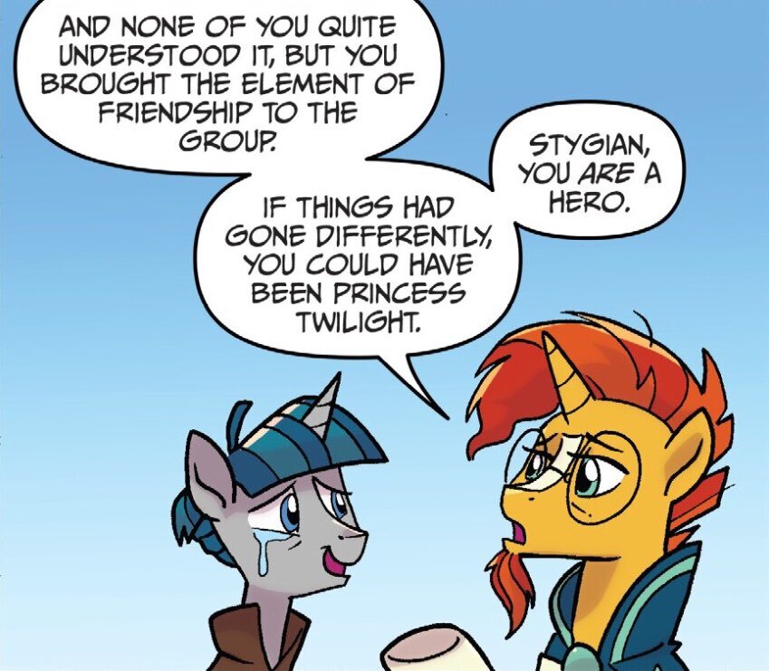 #2986458 - safe, artist:tonyfleecs, stygian, sunburst, pony, unicorn ...