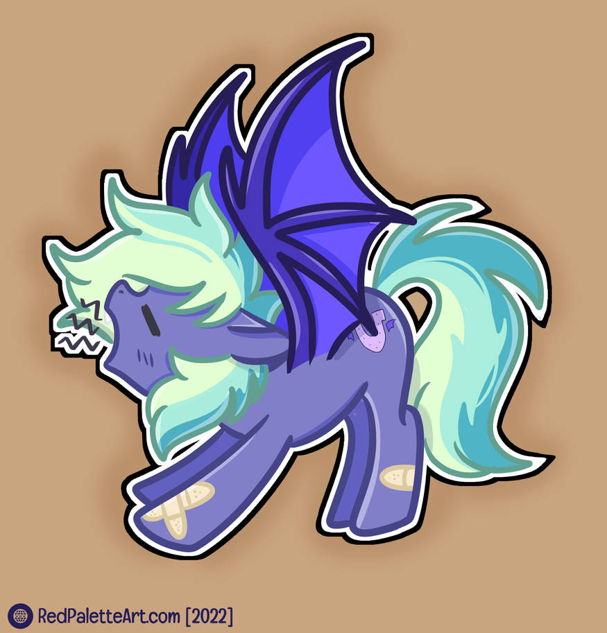 #2986652 - safe, artist:redpalette, oc, oc only, bat pony, pony, bat ...