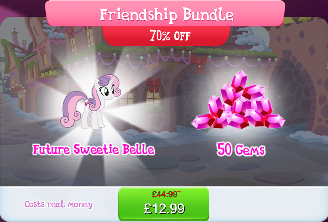 #2987781 - safe, gameloft, sweetie belle, pony, unicorn, g4, my little ...