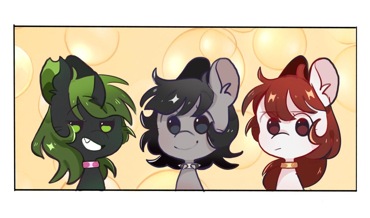 #2987947 - safe, artist:yun_nhee, oc, oc only, oc:hazel, oc:slate, oc ...