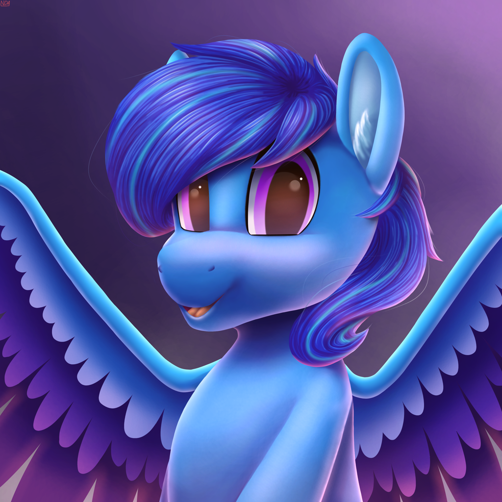 #2987977 - safe, artist:nanazdina, oc, oc:darie, pegasus, pony, ibispaint x, lineless, male ...