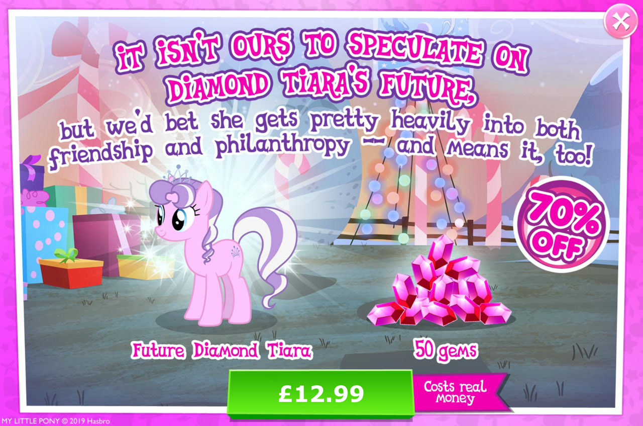 #2988237 - safe, gameloft, diamond tiara, earth pony, pony, g4, my ...