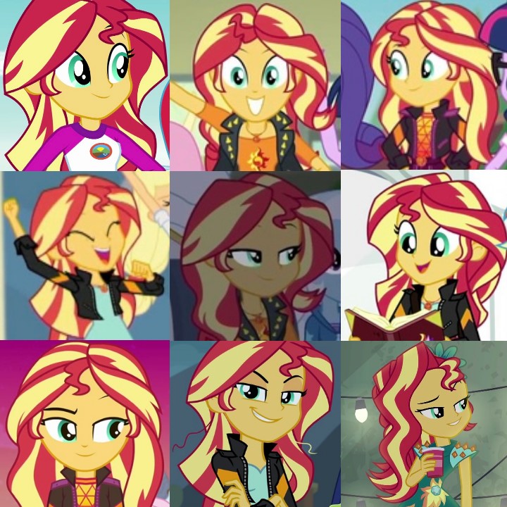 #2988837 - safe, edit, editor:megalobronia, screencap, sunset shimmer, human, cheer you on, do ...