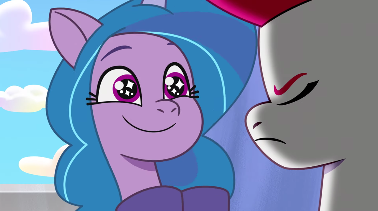 #2989284 - safe, screencap, izzy moonbow, zipp storm, pegasus, pony ...