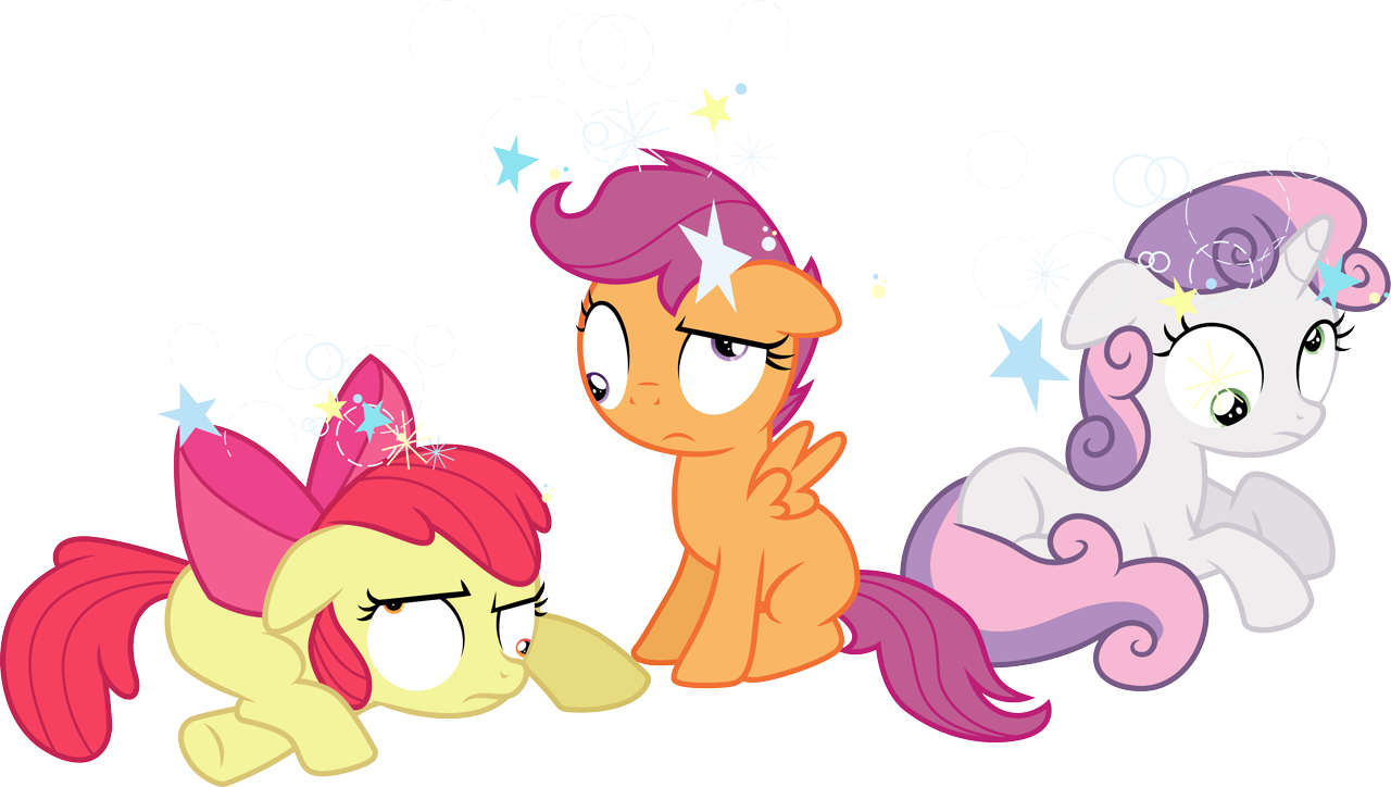 #2990081 - safe, artist:cloudy glow, apple bloom, scootaloo, sweetie belle, earth pony, pegasus ...