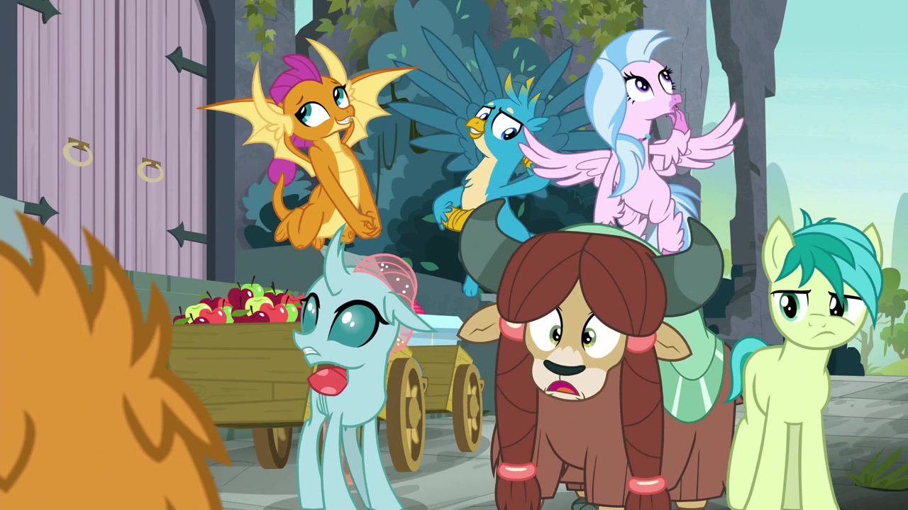 #2990224 - safe, screencap, gallus, ocellus, sandbar, silverstream ...
