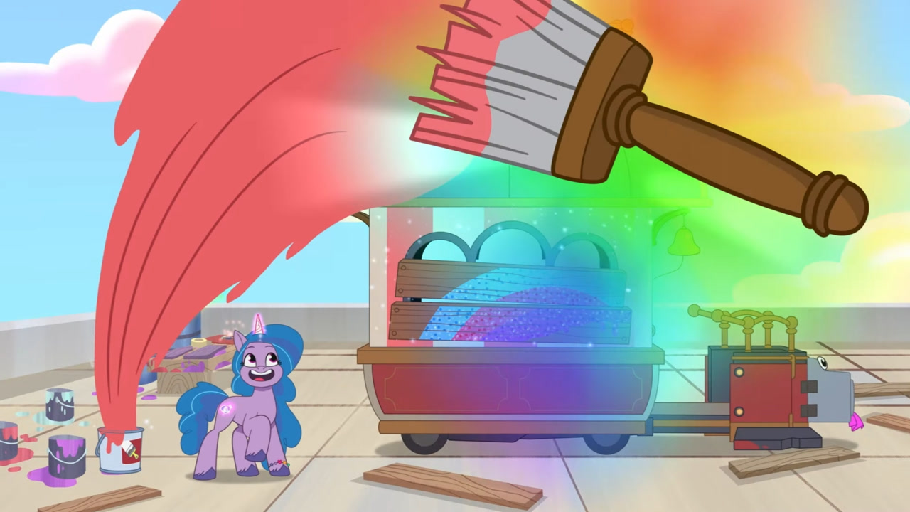 #2990755 - safe, screencap, izzy moonbow, pony, unicorn, g5, my little ...