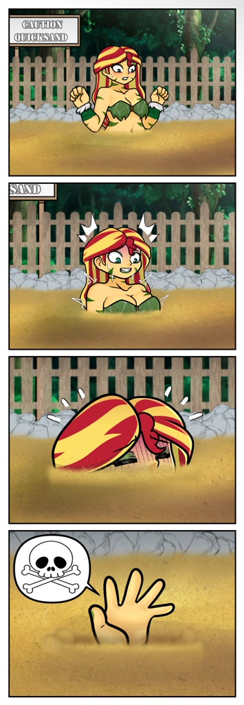 #2979597 - semi-grimdark, suggestive, artist:steca, sunset shimmer ...