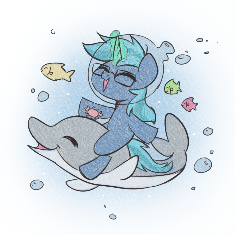 Le Poney Blanc - [Art] Instant art #252