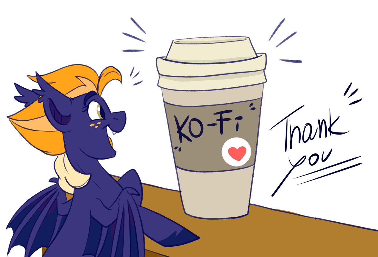 #2992592 - safe, artist:rutkotka, oc, oc only, oc:midnight rain, bat ...