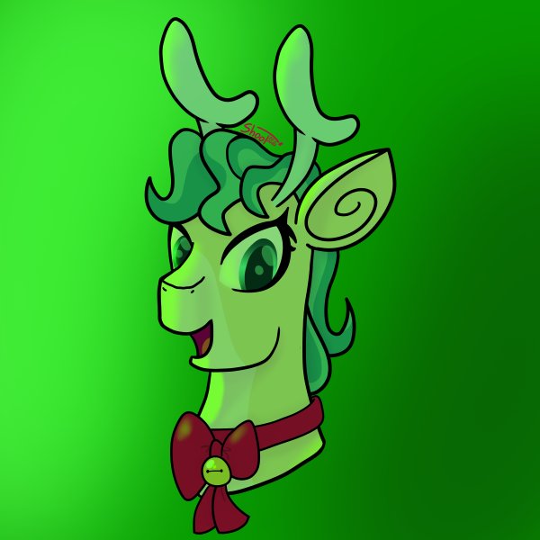 #2992784 - safe, artist:shooting star, alice the reindeer, deer ...