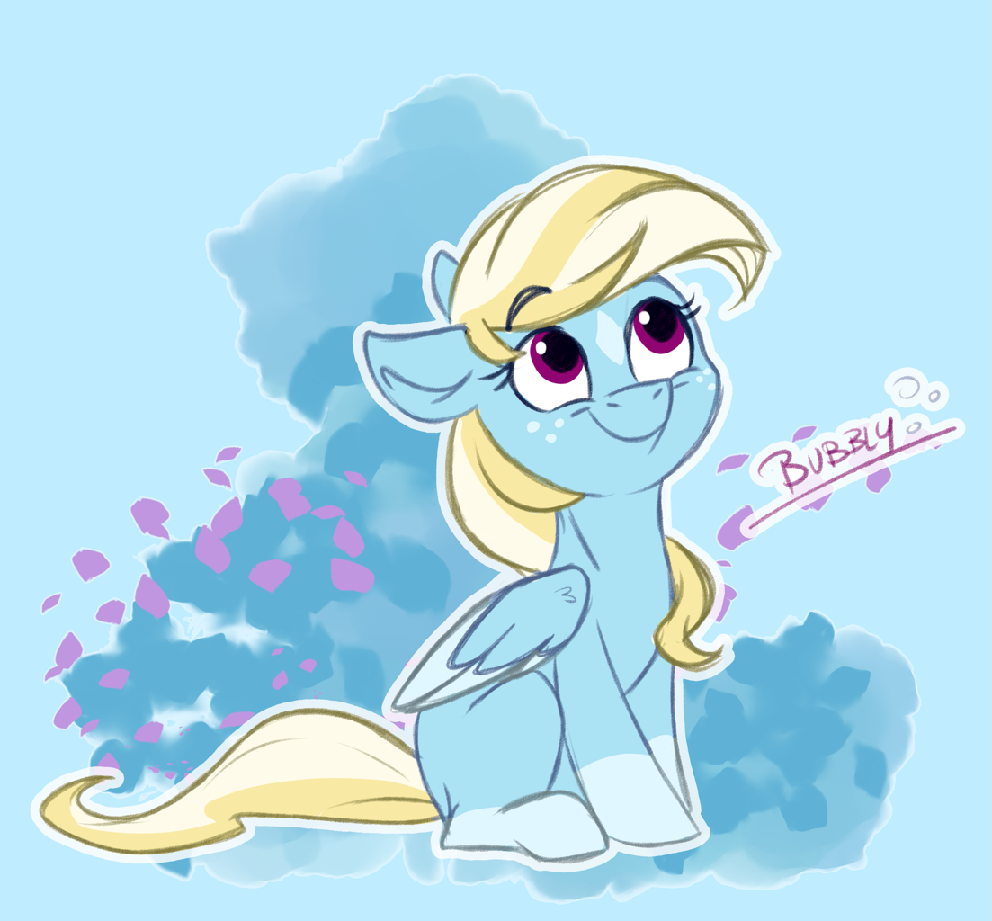 #2993331 - safe, artist:rutkotka, oc, oc only, oc:bubbly, pegasus, pony ...