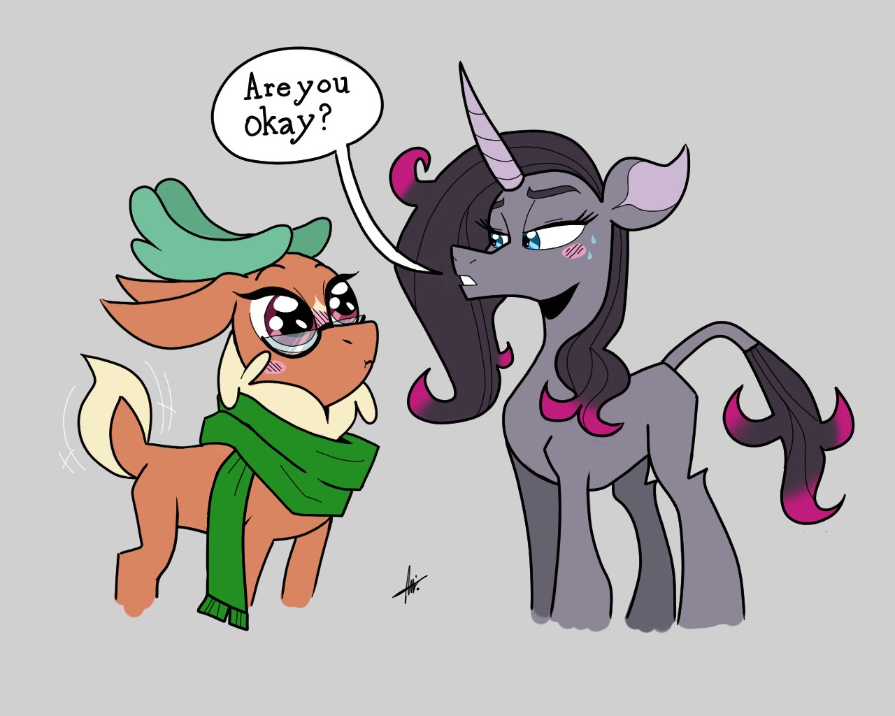 #2993818 - safe, artist:shelbysmol, cashmere (tfh), oleander (tfh ...