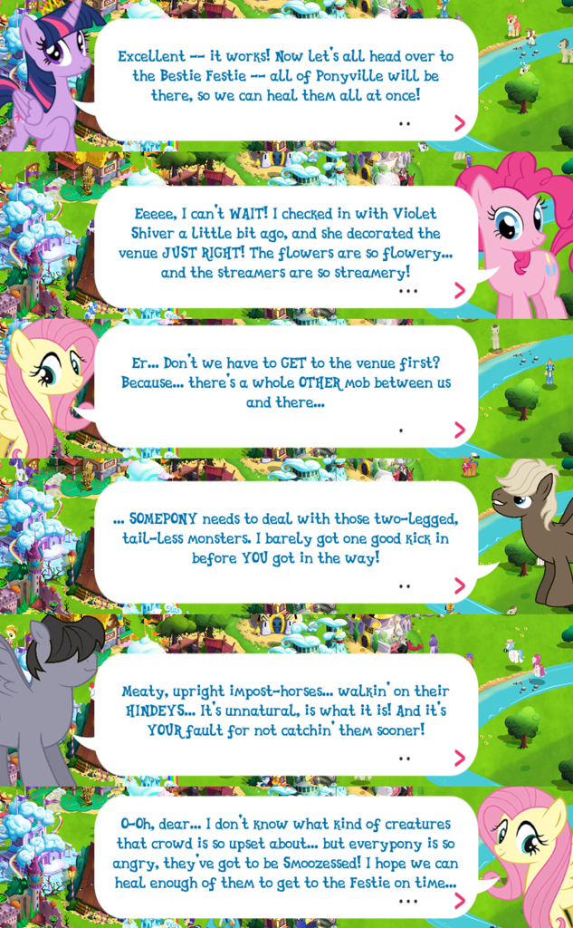 #2994145 - safe, gameloft, dumbbell, fluttershy, pinkie pie ...