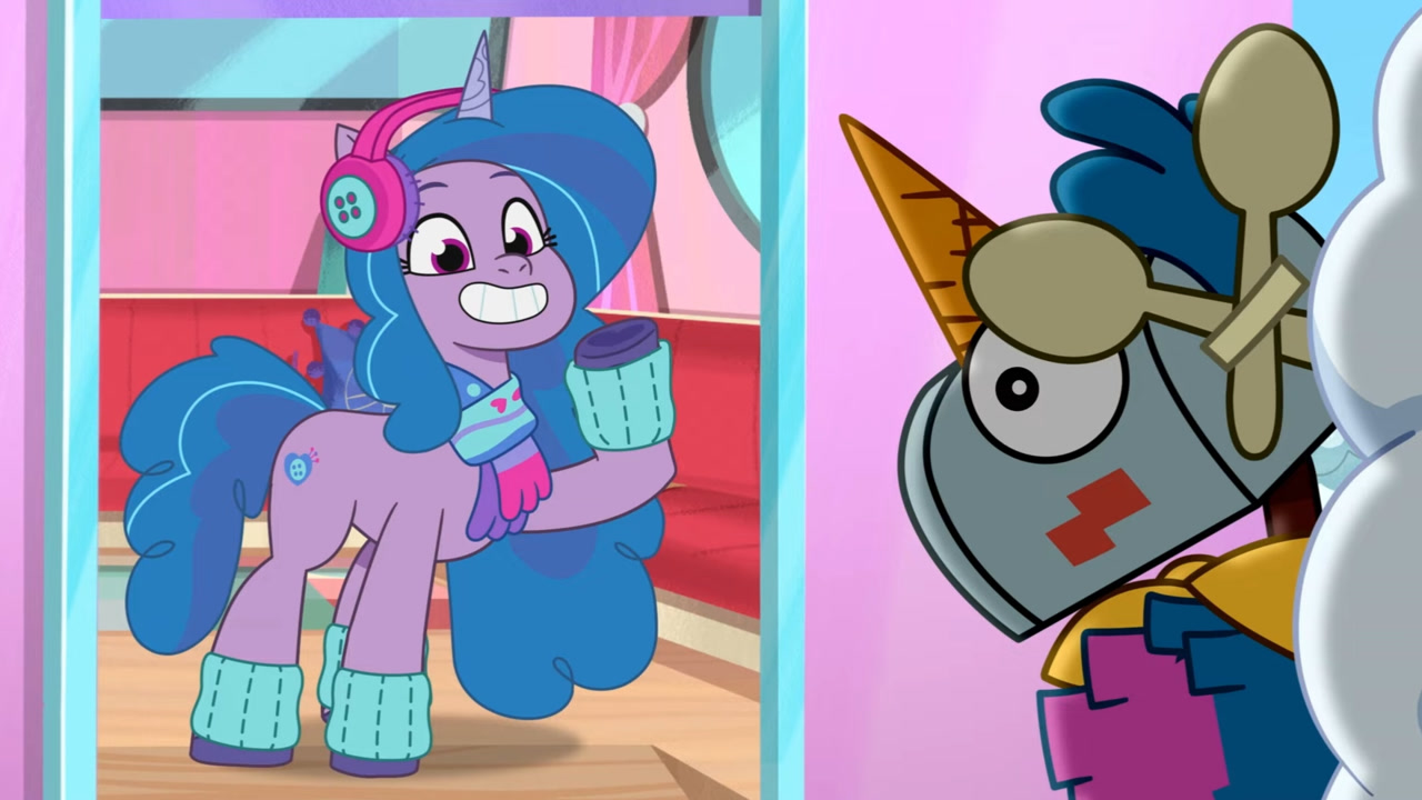 #2994317 - safe, screencap, izzy moonbow, señor butterscotch, pony ...