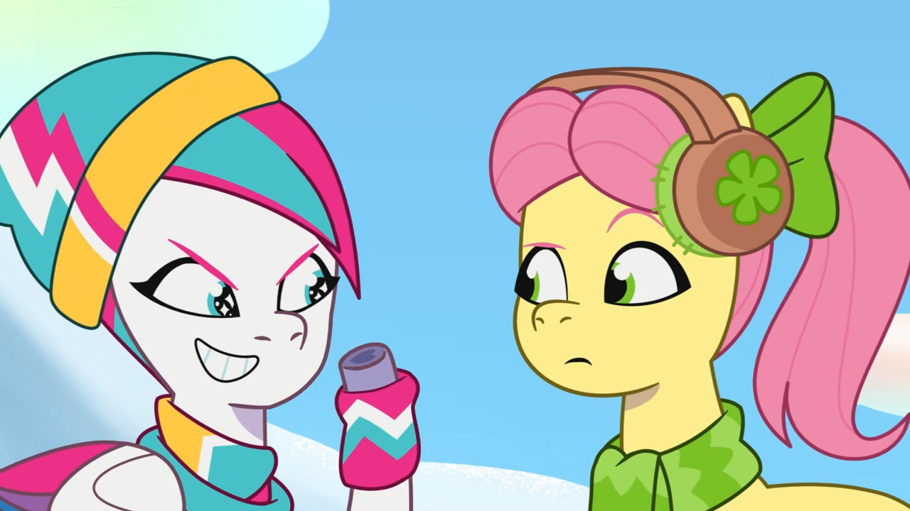 #2994508 - safe, screencap, posey bloom, zipp storm, earth pony ...
