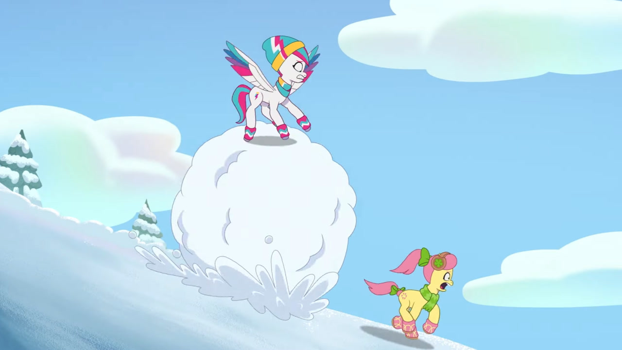 #2994517 - safe, screencap, posey bloom, zipp storm, earth pony ...