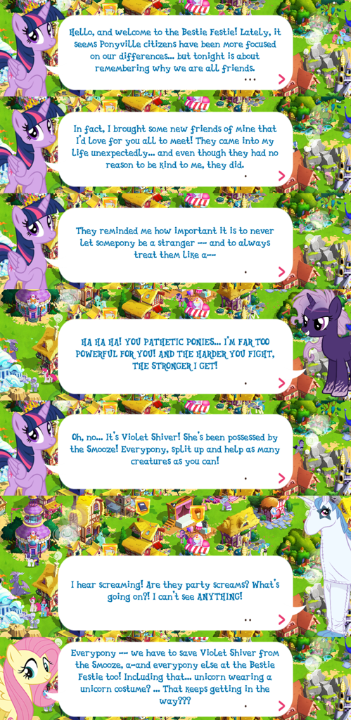#2994643 - safe, gameloft, dyre, fluttershy, grackle, hoity toity ...