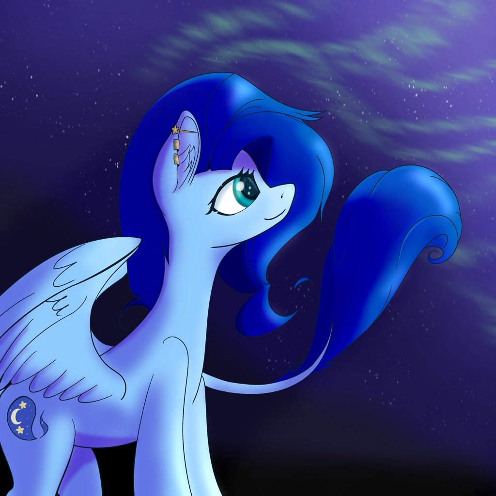 #2994648 - safe, artist:starfall119, oc, oc only, pegasus, pony, ear ...