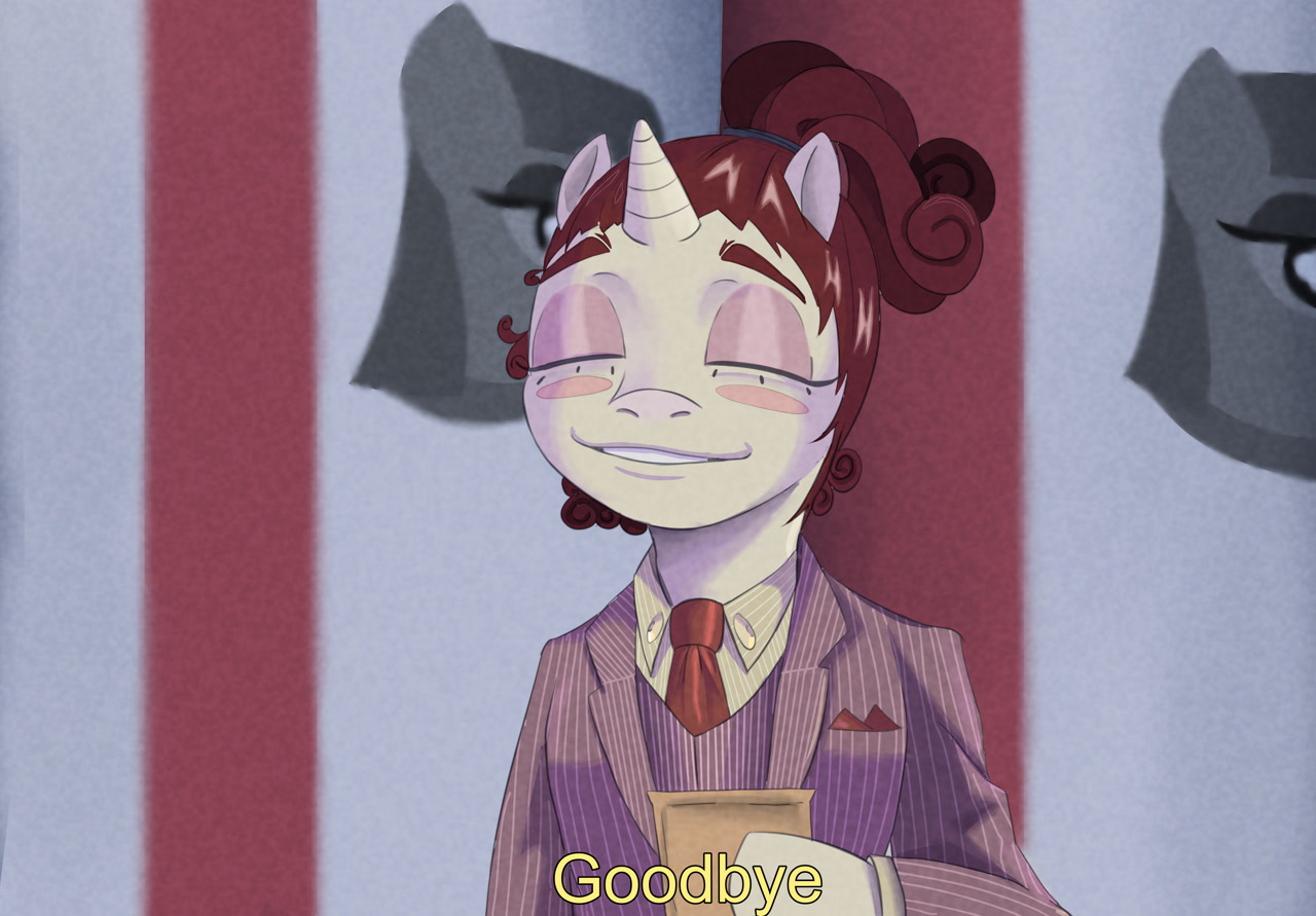 #2995019 - safe, artist:elissette_anne, maud pie, unicorn, semi-anthro, g4, arm hooves, clothes ...