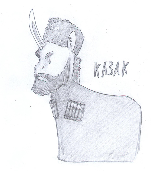 #2996590 - safe, artist:adeptus-monitus, oc, pony, unicorn, cossack ...