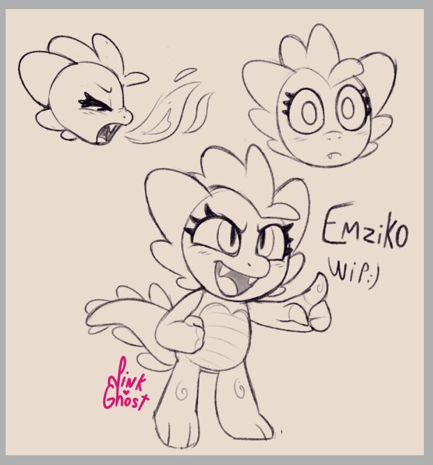 #2996946 - safe, artist:lilpinkghost, oc, oc only, oc:emziko, dragon, dragon oc, dragoness ...