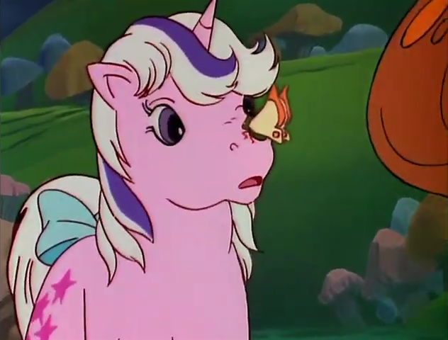#2997005 - safe, screencap, twilight, butterfly, pony, unicorn, g1, my ...