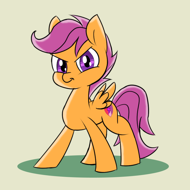 #2997580 - safe, artist:fakkajohan, scootaloo, pegasus, pony, g4 ...