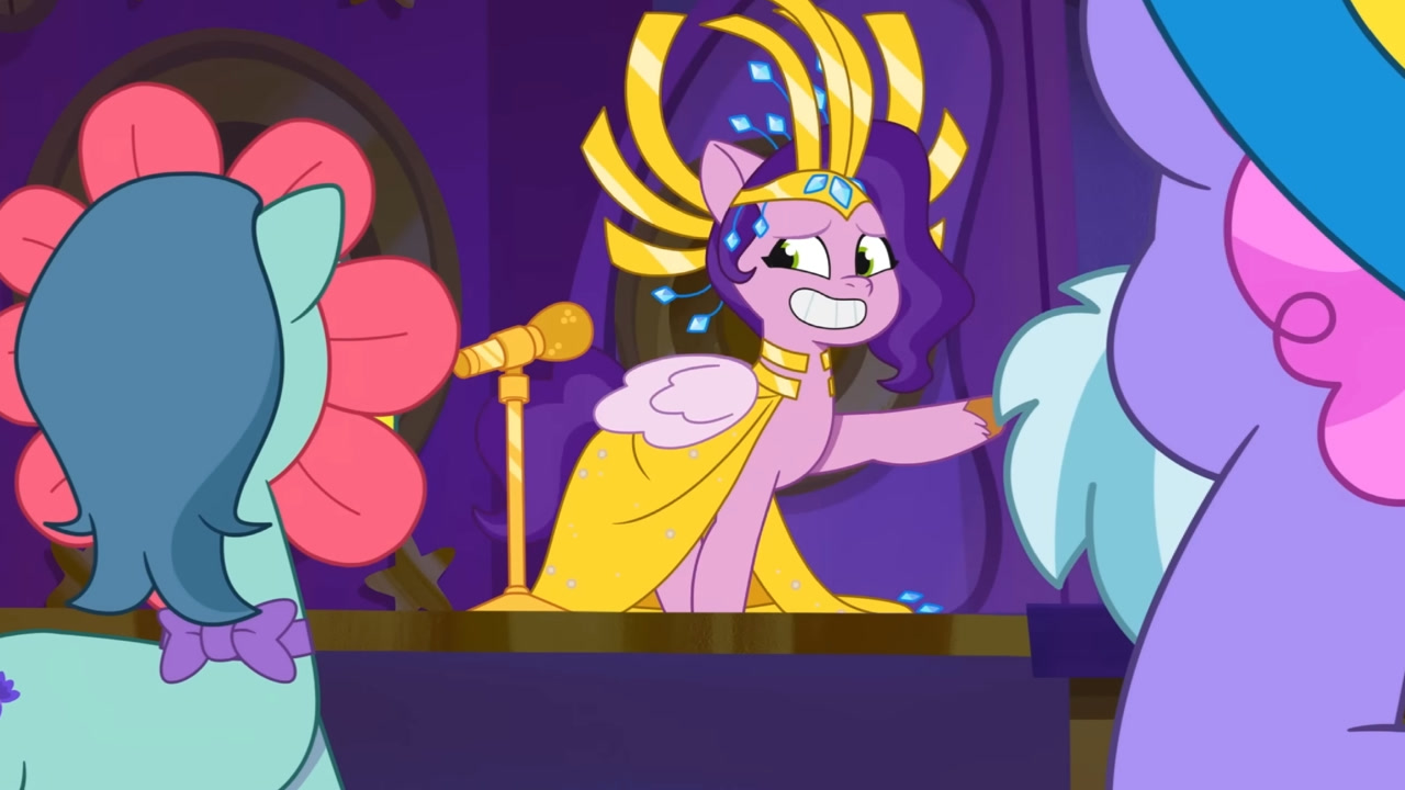 #2979983 - safe, screencap, delightful trifle, pipp petals, sugarpuff lilac, earth pony, pegasus ...