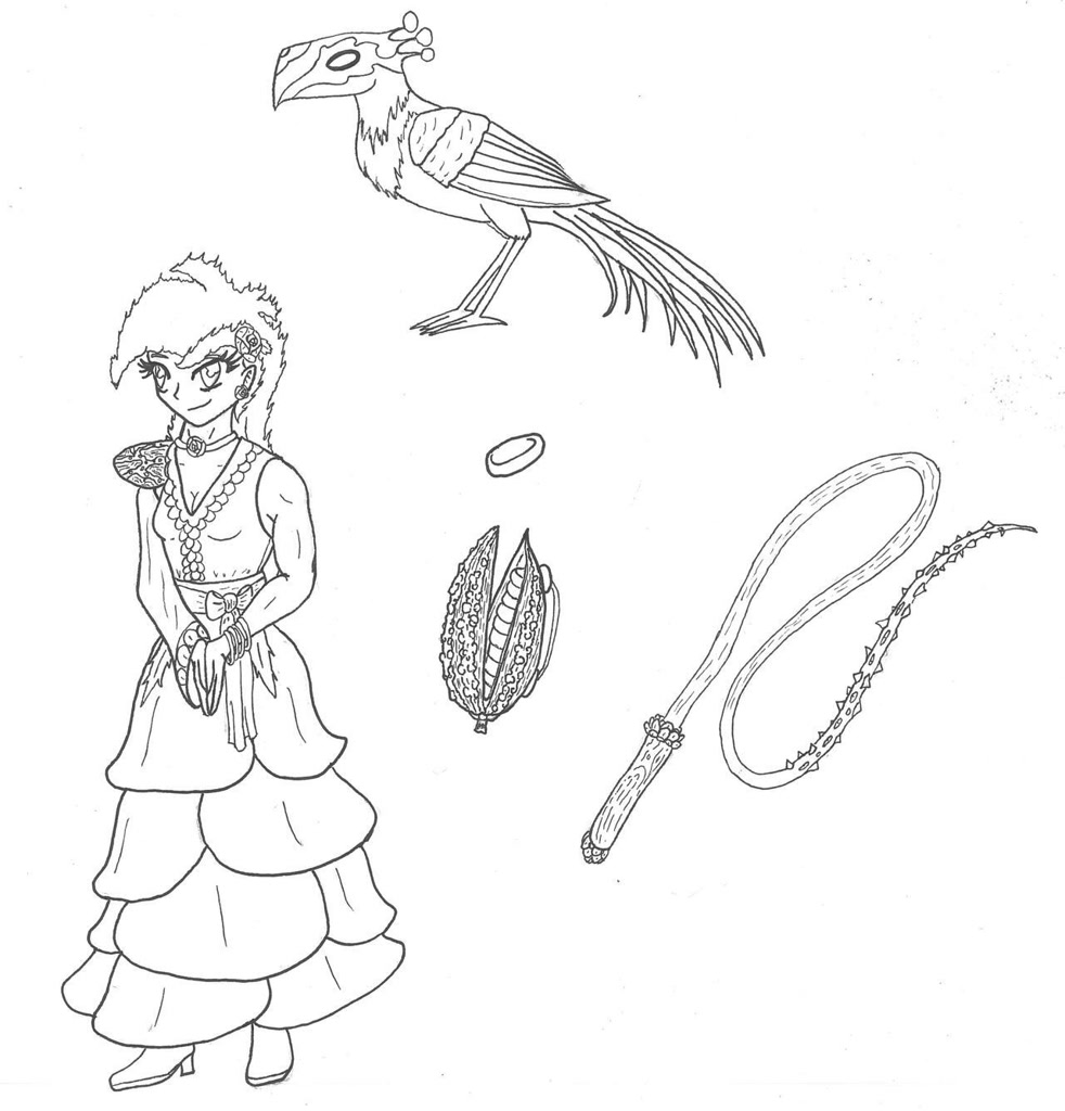 #2980272 - safe, artist:uabetantu, roseluck, oc, oc:amara, human ...