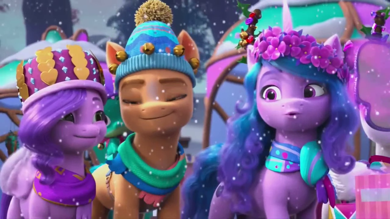 #2997719 - safe, screencap, hitch trailblazer, izzy moonbow, pipp petals, sparky sparkeroni ...