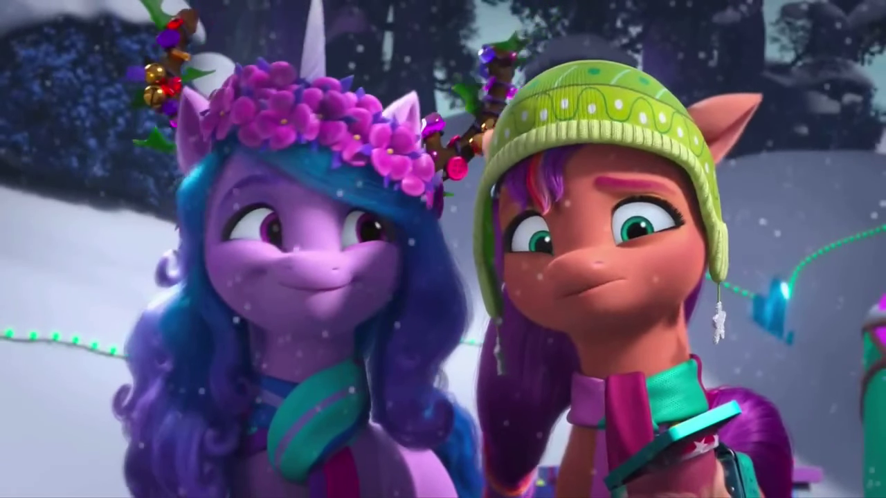 #2997823 - safe, screencap, hitch trailblazer, izzy moonbow, onyx ...