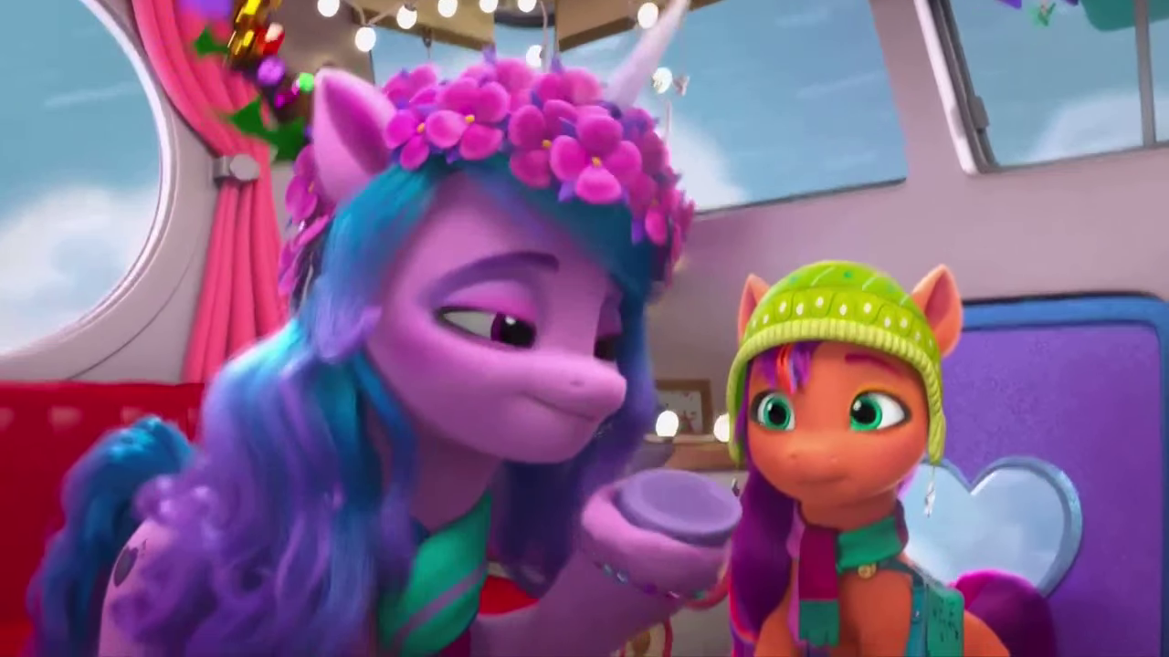 #2997891 - safe, screencap, hitch trailblazer, izzy moonbow, sparky ...