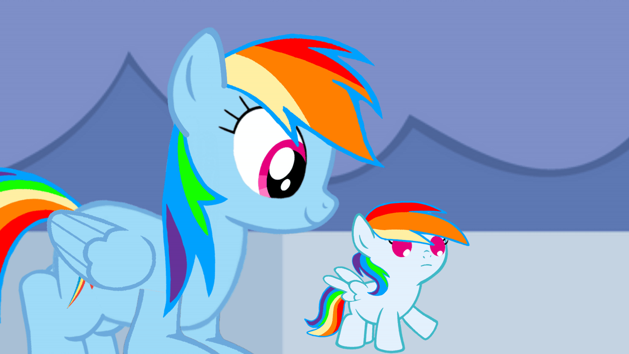 2981202 Safe Artist Mlplary6 Rainbow Dash Oc Oc Speedy Dash