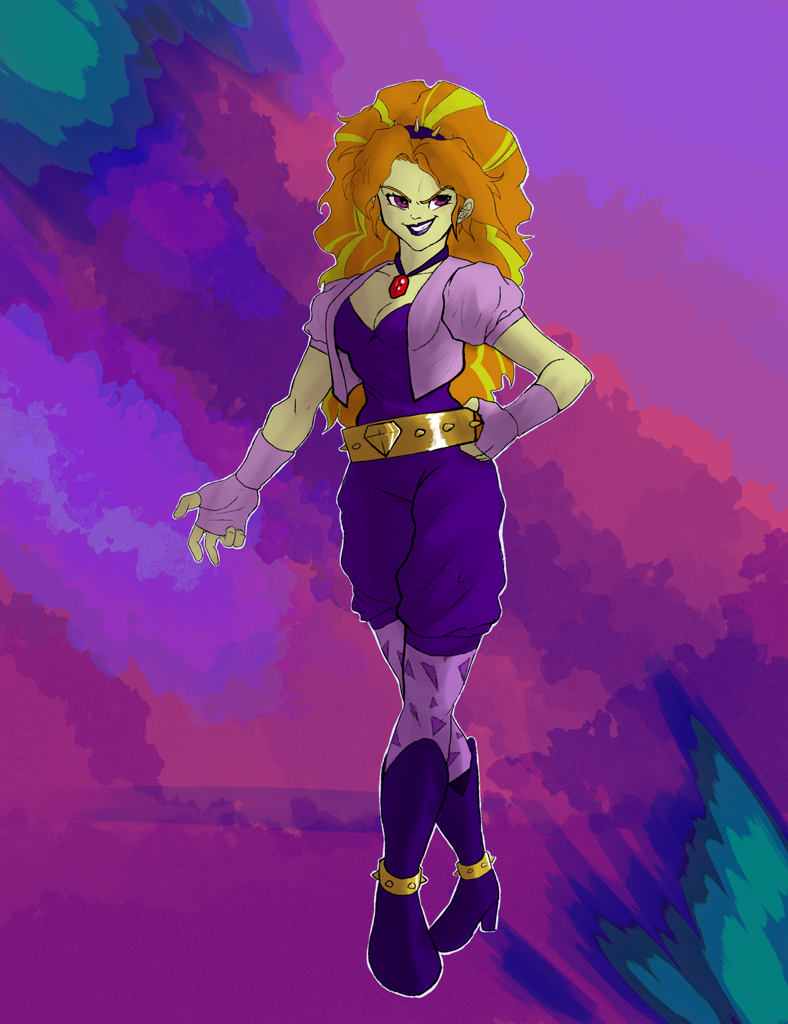 #2982274 - safe, artist:volbert, adagio dazzle, human, equestria girls ...
