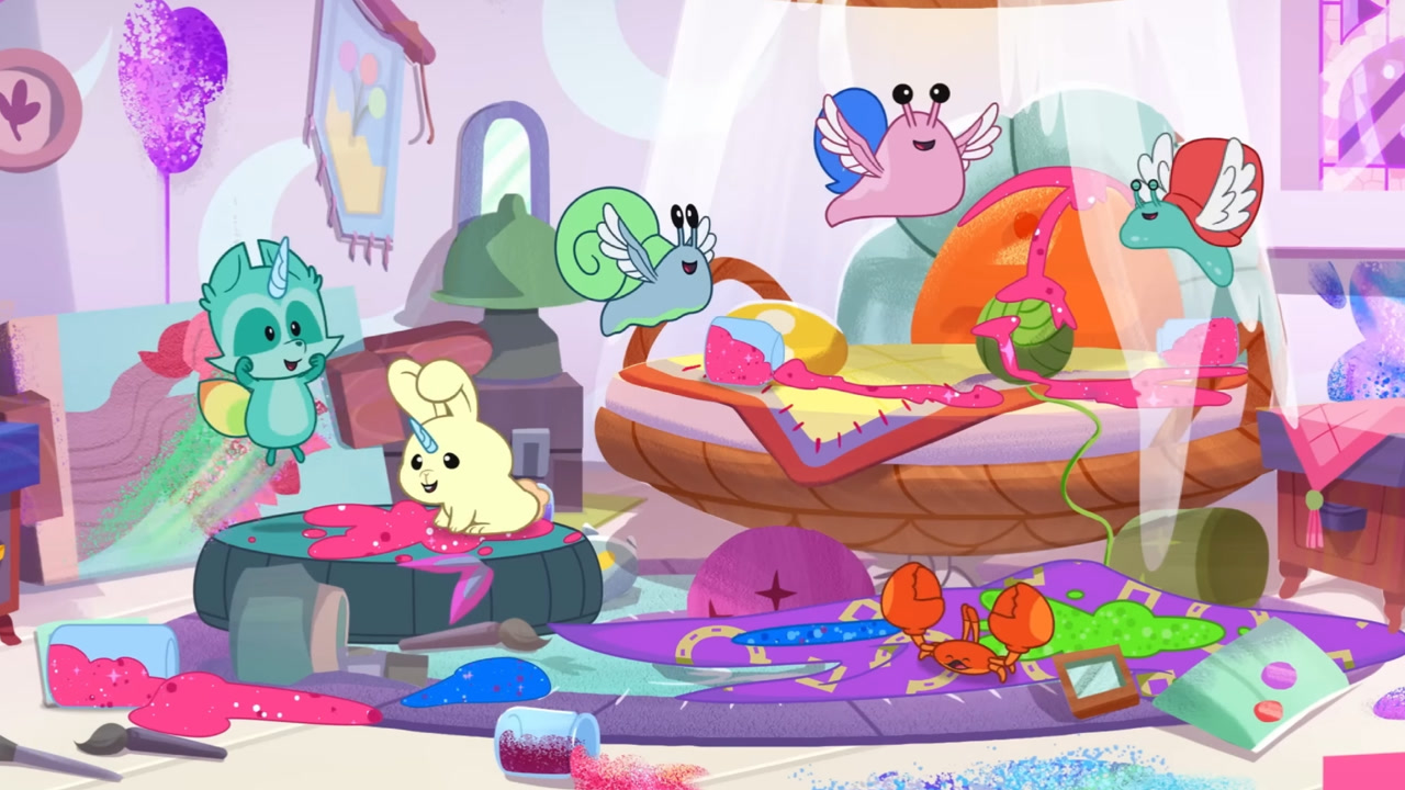 #2984142 - safe, screencap, mcsnips-a-lot, bunnycorn, crab, pegasnail ...