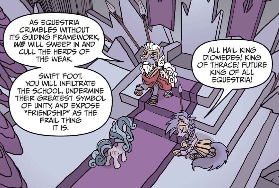 #2984539 - safe, artist:tonyfleecs, king diomedes, swift foot, terri ...