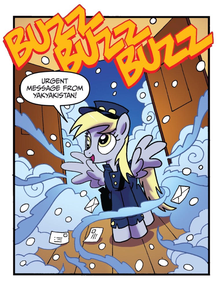 #2984568 - safe, artist:tony fleecs, idw, official comic, derpy hooves, pegasus, pony, g4, my ...